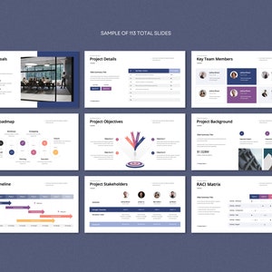 Project Kick-off & Status Report Deck | Project Management | Corporate ...