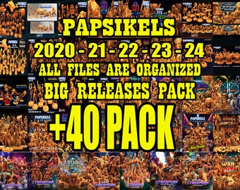 Papsikels Cyberpunk March 2022, 3D Miniatures Stl Files, Dnd Stl Files ...