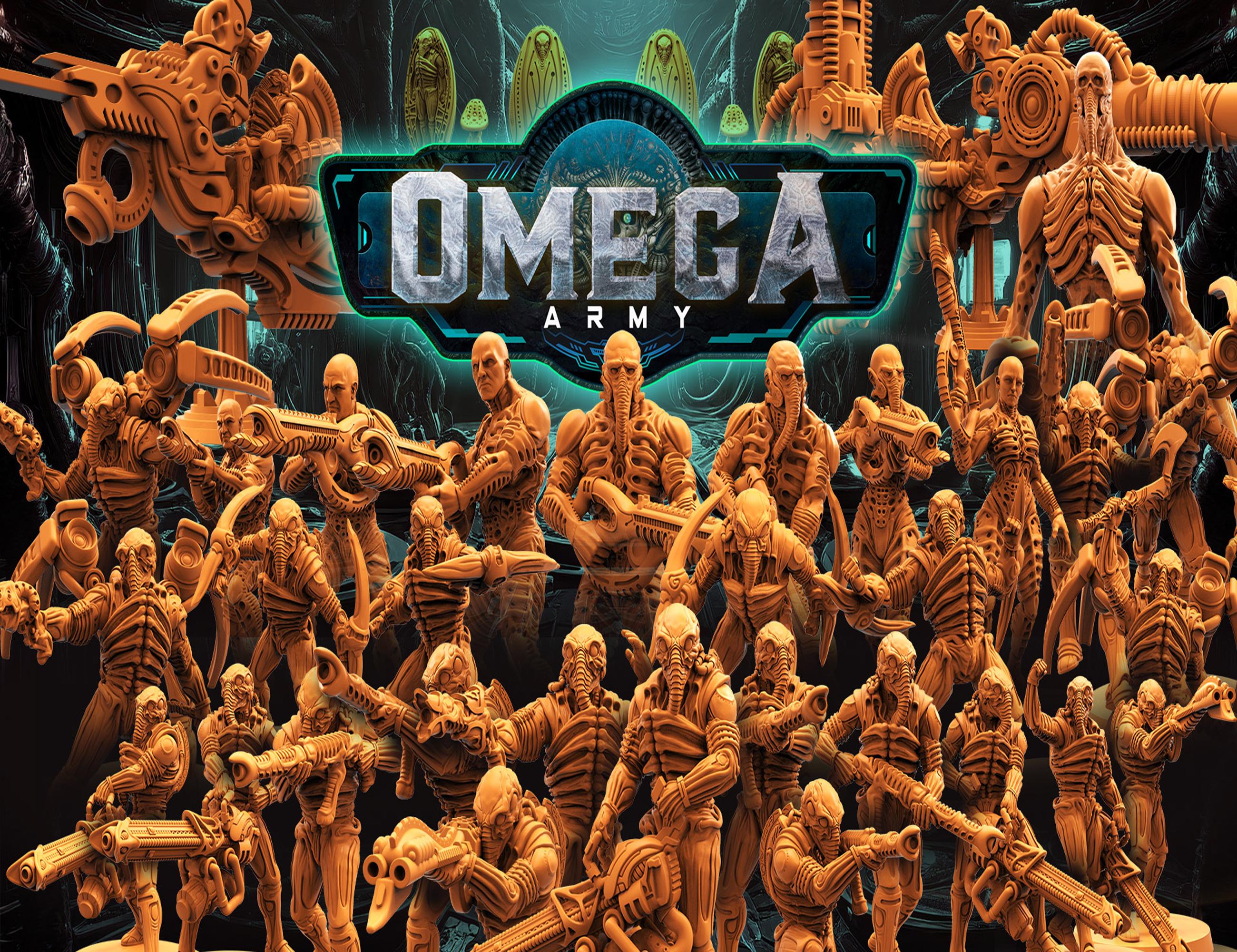 Papsikels Omega Army December 2023, 3D Miniatures Stl Files, Dnd Stl ...