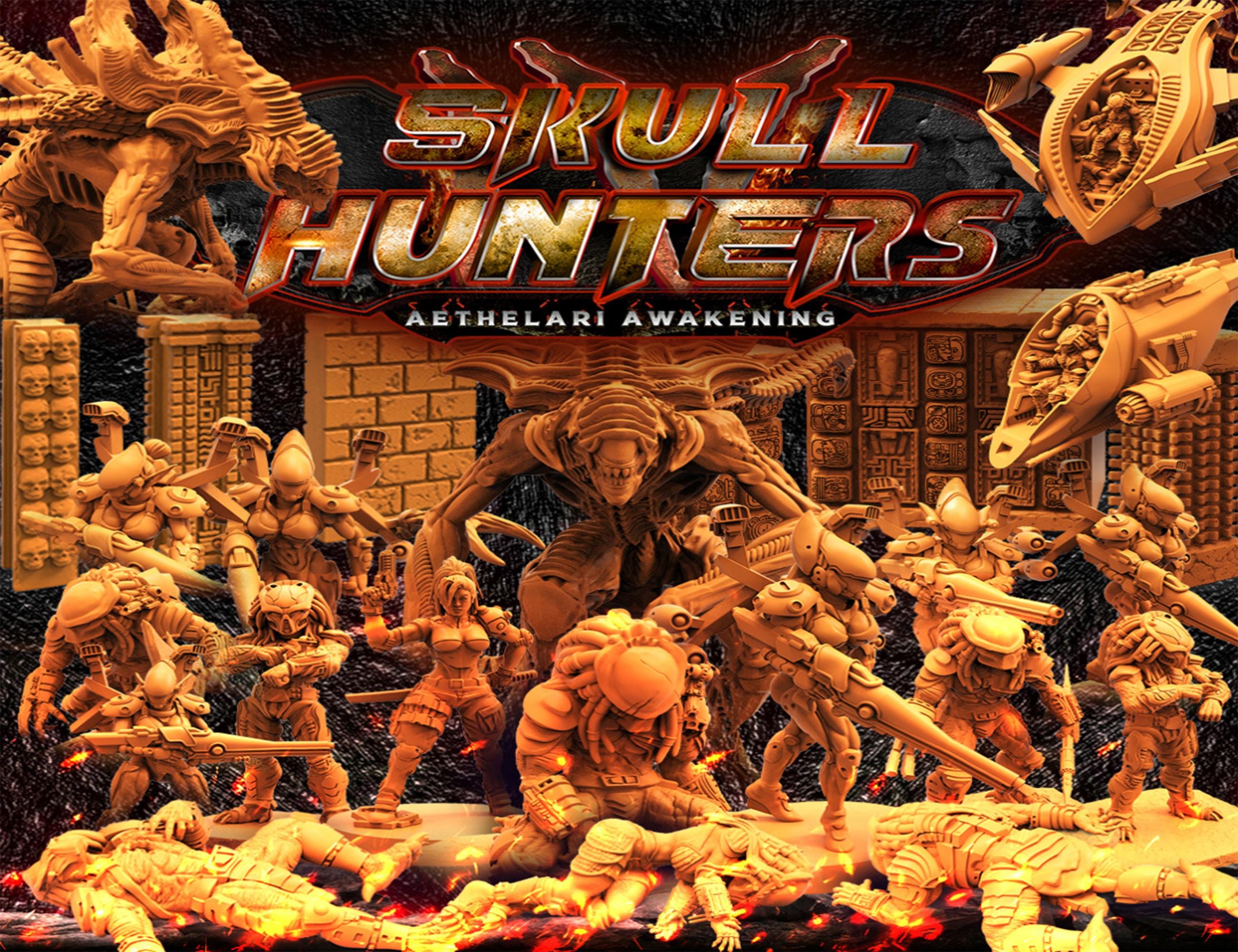 Papsikels Skull Hunters May 2022, 3D Miniatures Stl Files, Dnd Stl ...