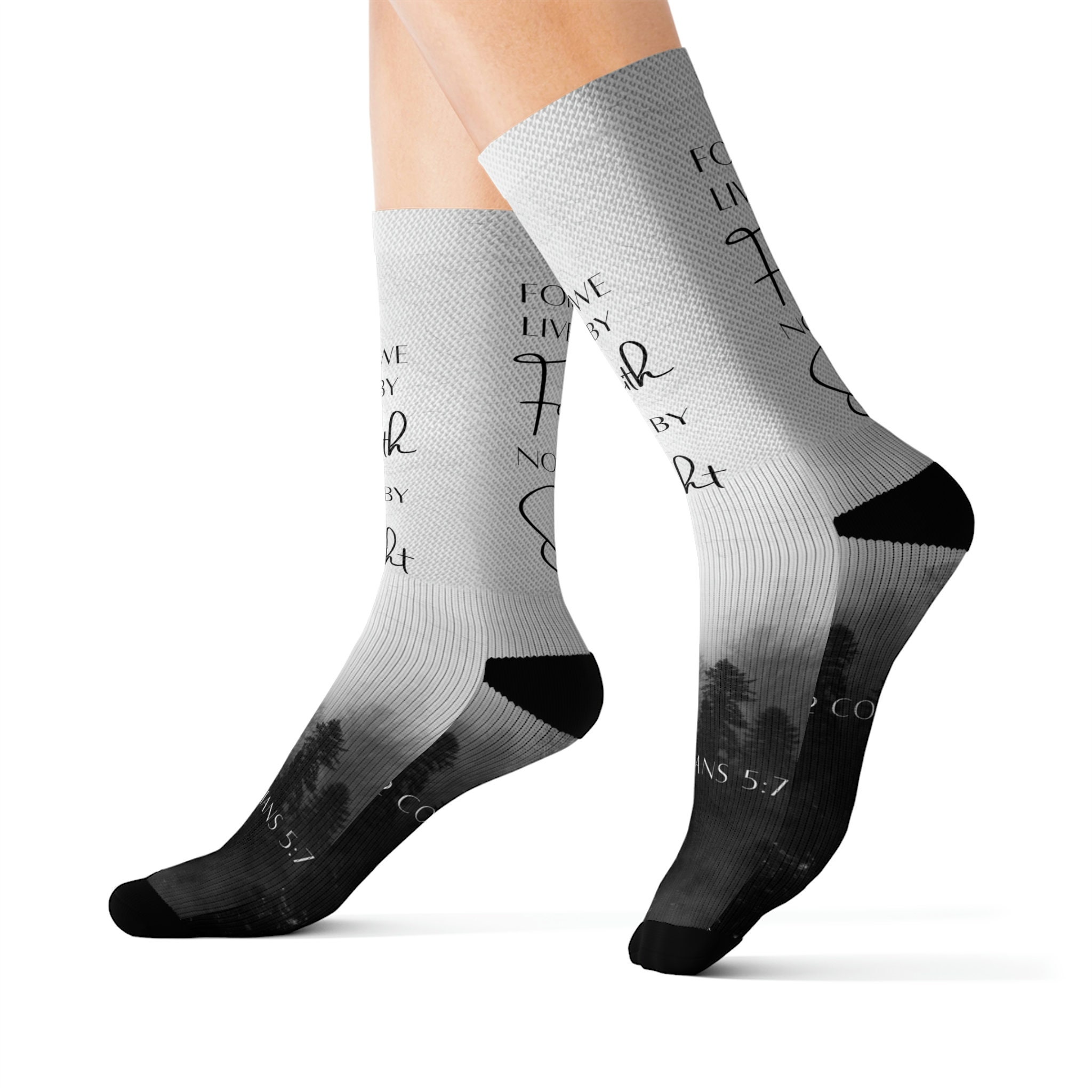 Faith Socks, Cute Socks, Inspirational Socks, Gift Ideas, Birthday Gift ...