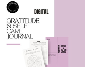 Golden Roses Self-care Journal Mental Health Journal Digital - Etsy