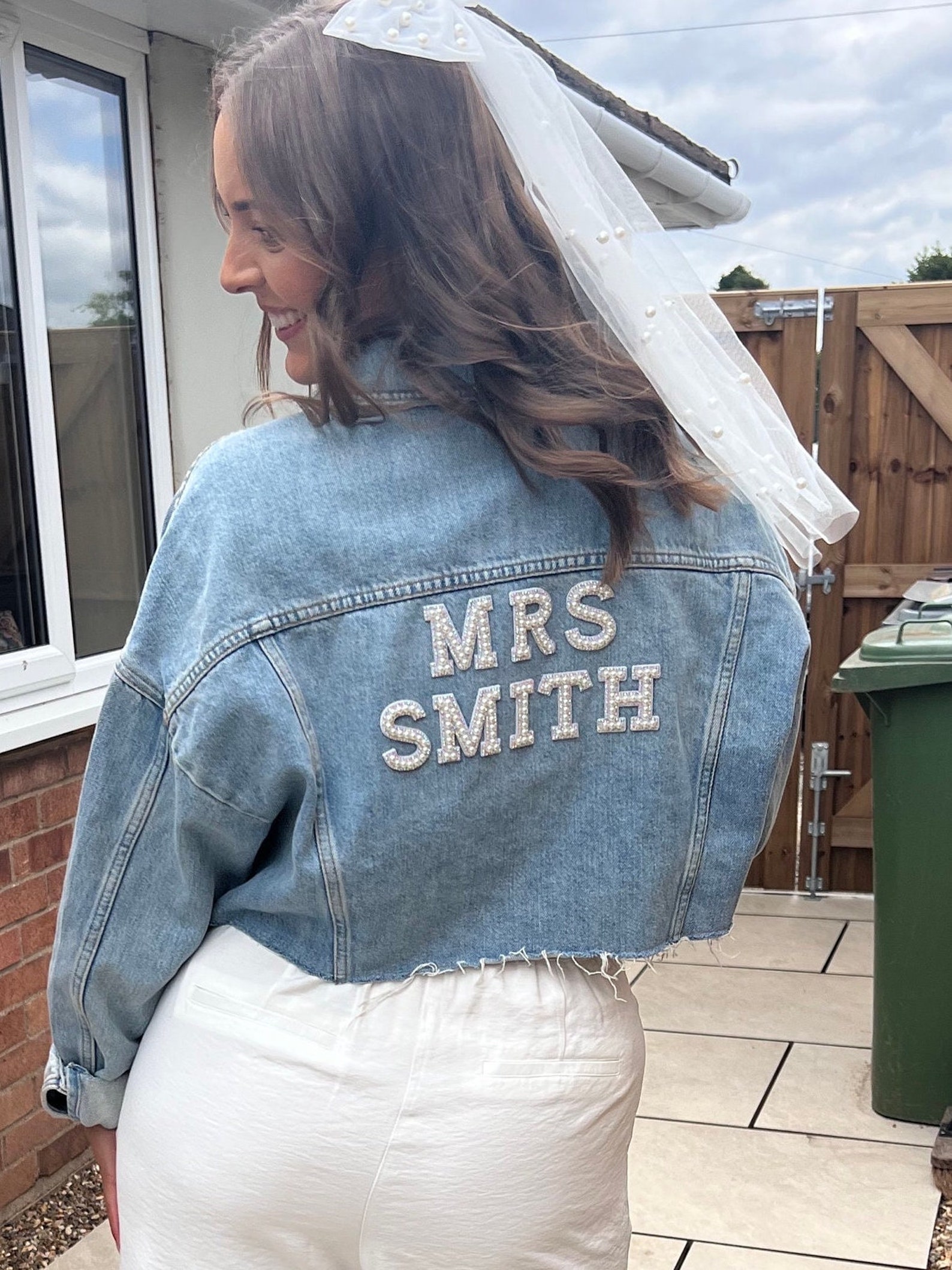 Personalised Bride/hen Jacket - Hen Party, Wedding, Bride, Honeymoon ...