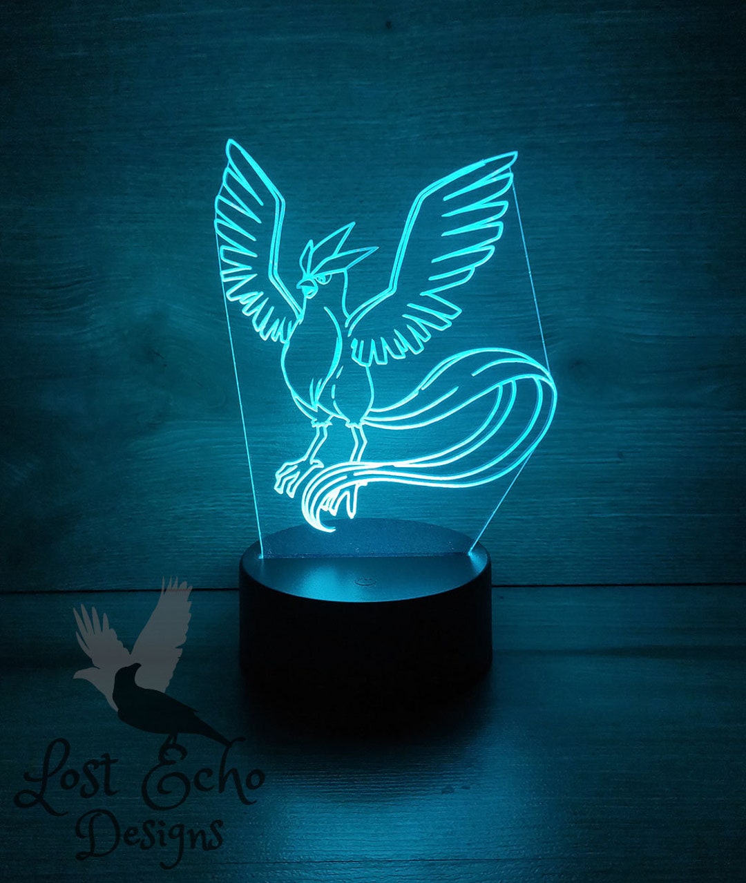 Articuno Pokemon LED Lamp - Etsy