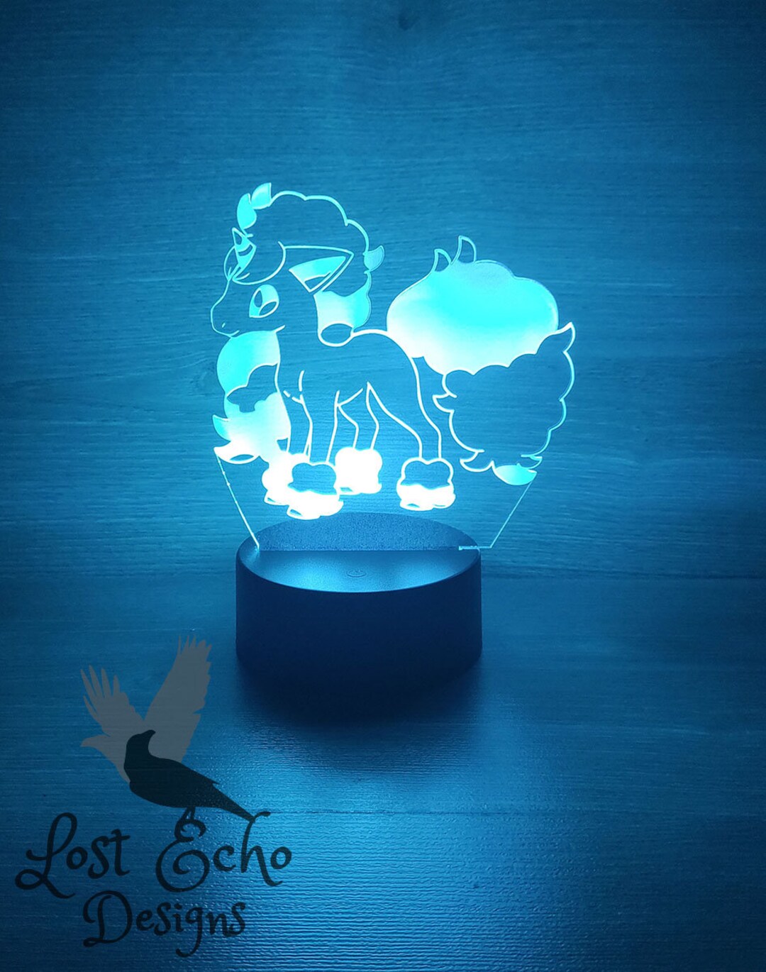 Galarian Ponyta Pokemon LED Lamp - Etsy