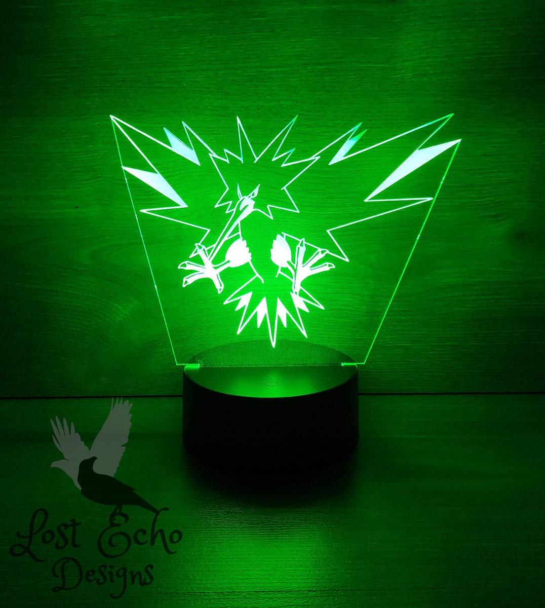 Zapdos Pokemon LED Lamp - Etsy