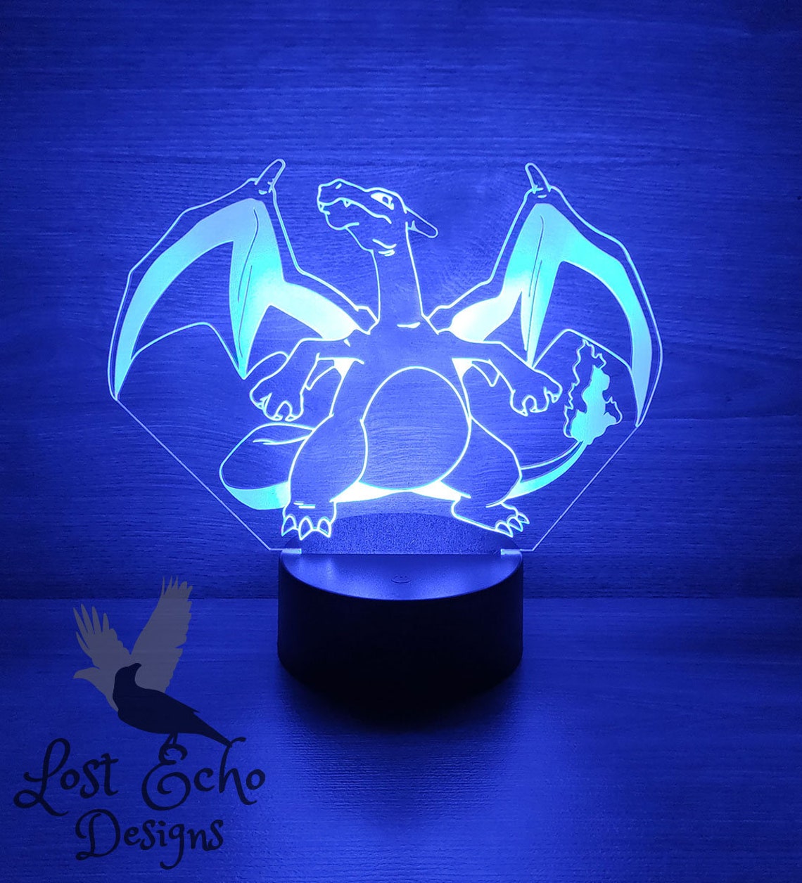 Charizard Pokemon LED Lamp - Etsy