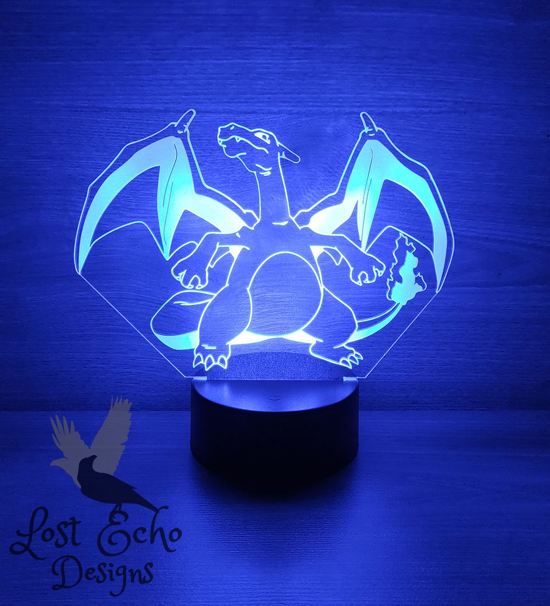 Charizard Pokemon LED Lamp - Etsy