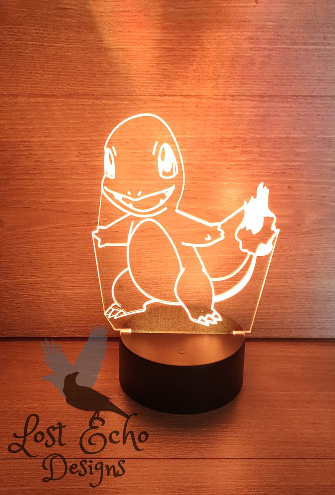 Charmander Pokemon LED Lamp - Etsy
