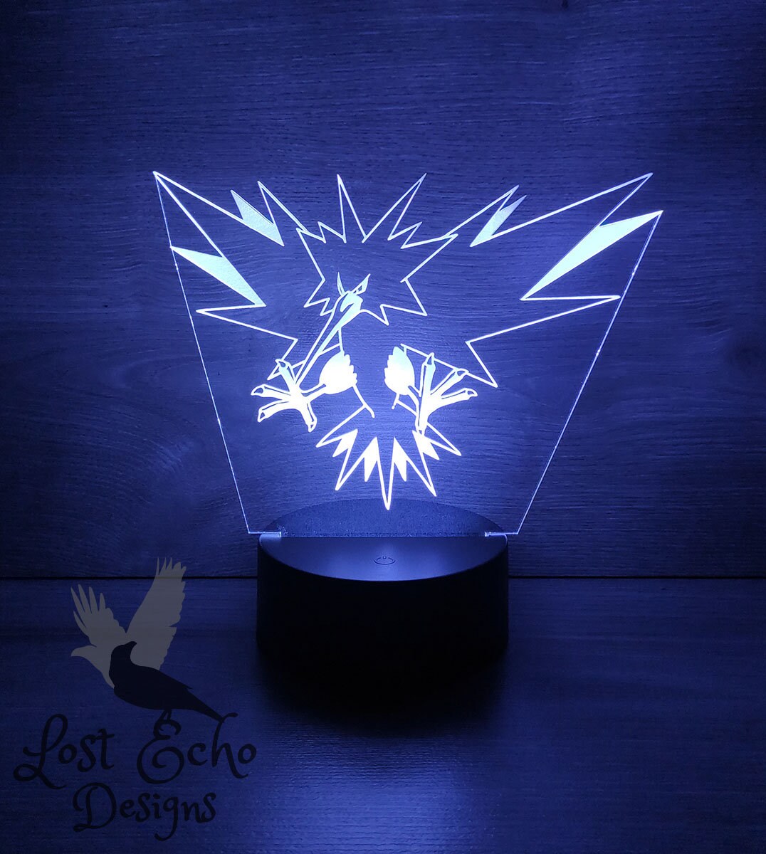 Zapdos Pokemon LED Lamp - Etsy