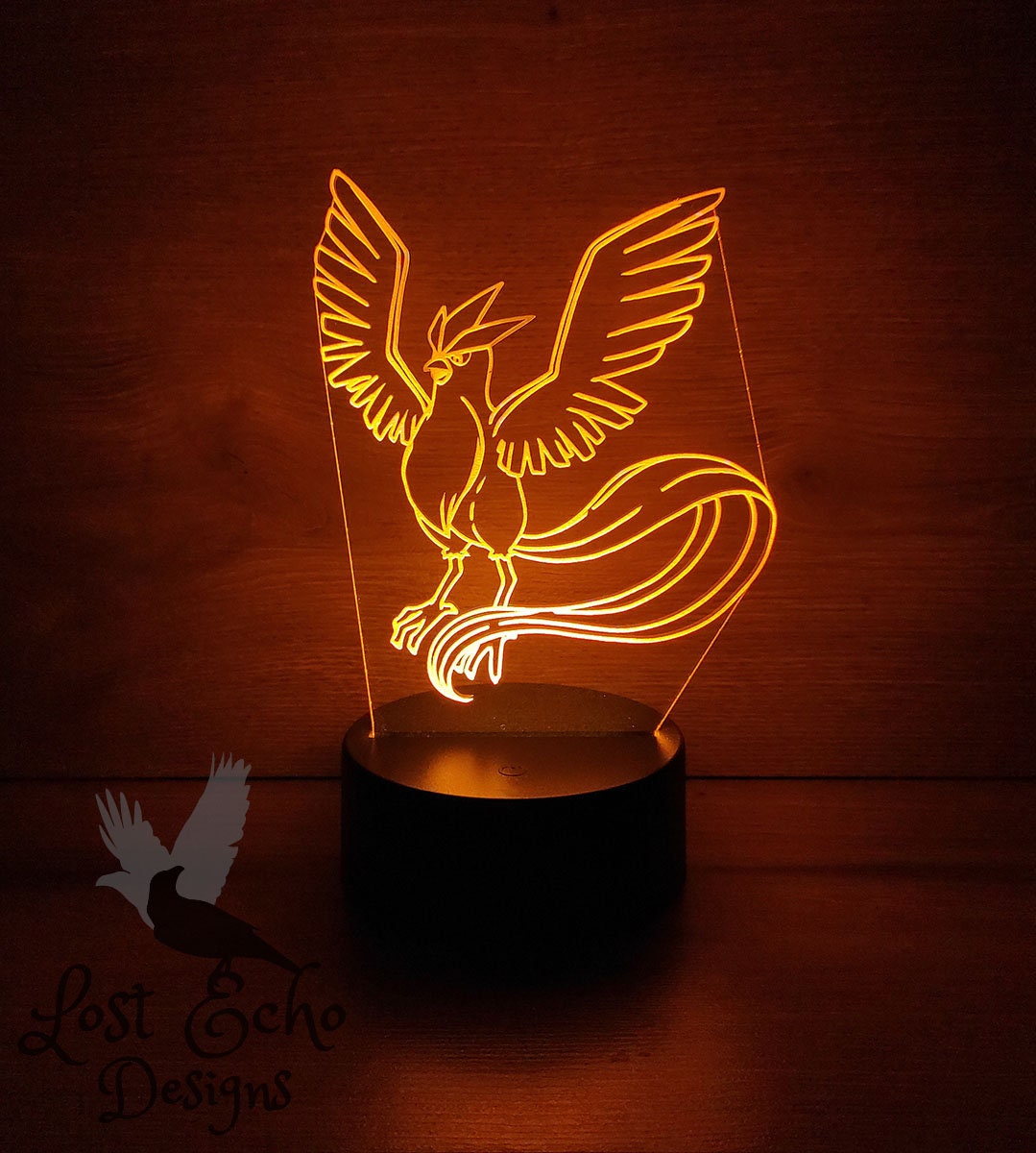 Articuno Pokemon LED Lamp - Etsy