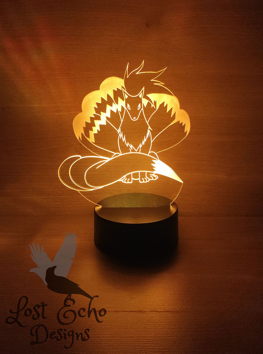Ninetales Pokemon LED Lamp - Etsy