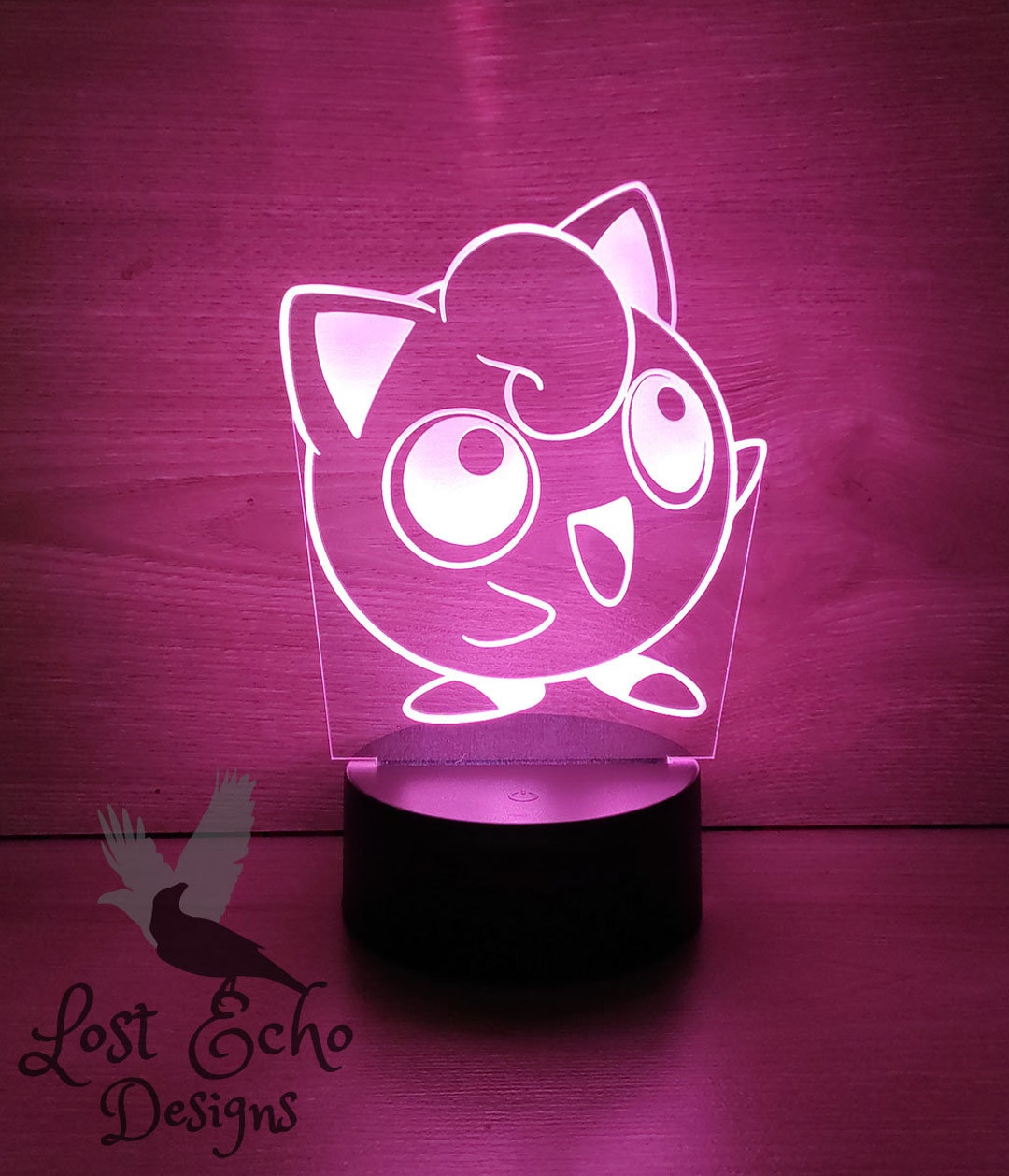 Jigglypuff Pokemon LED Lamp - Etsy
