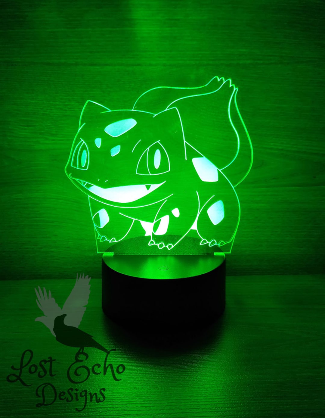 Bulbasaur Pokemon LED Lamp - Etsy
