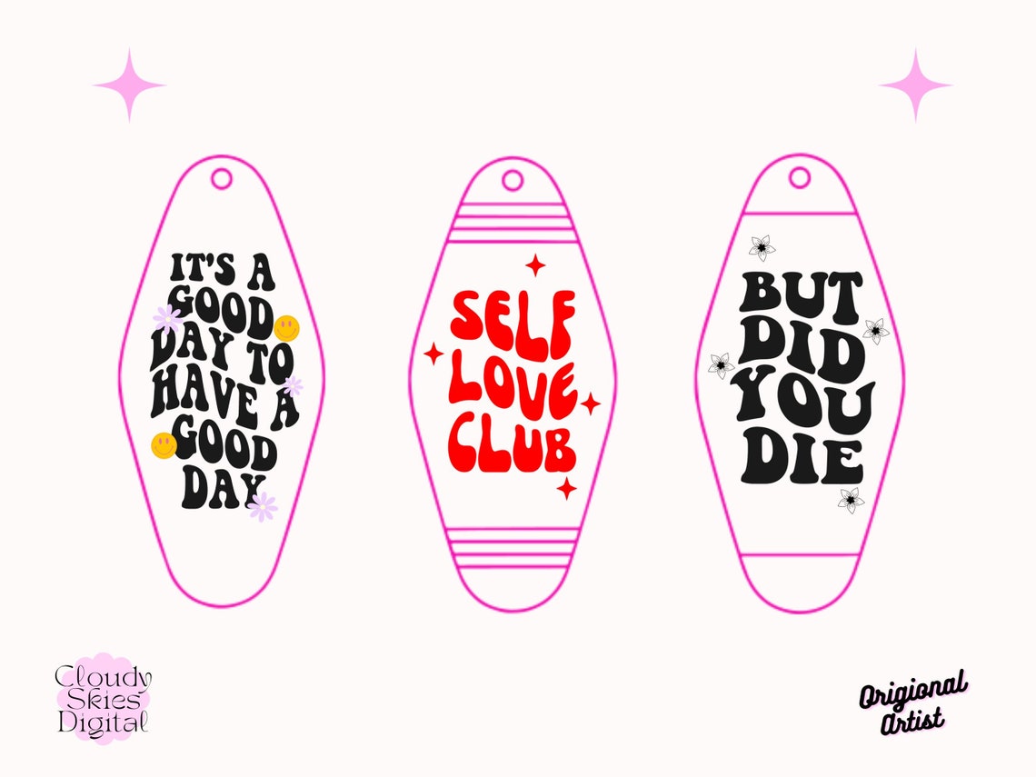 Motel Keychain Outline Template Svg Png, Motel Keychain Outline ...