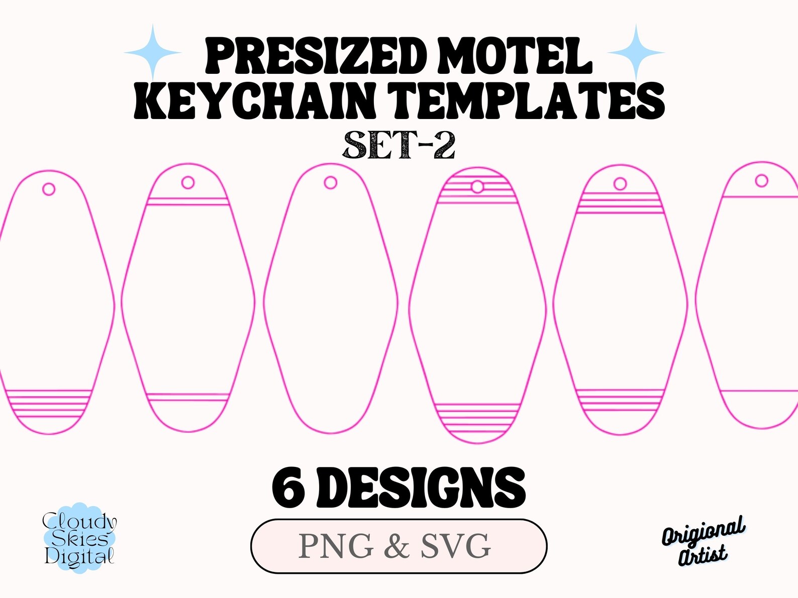 Motel Keychain Outline Template Svg Png, Motel Keychain Outline ...