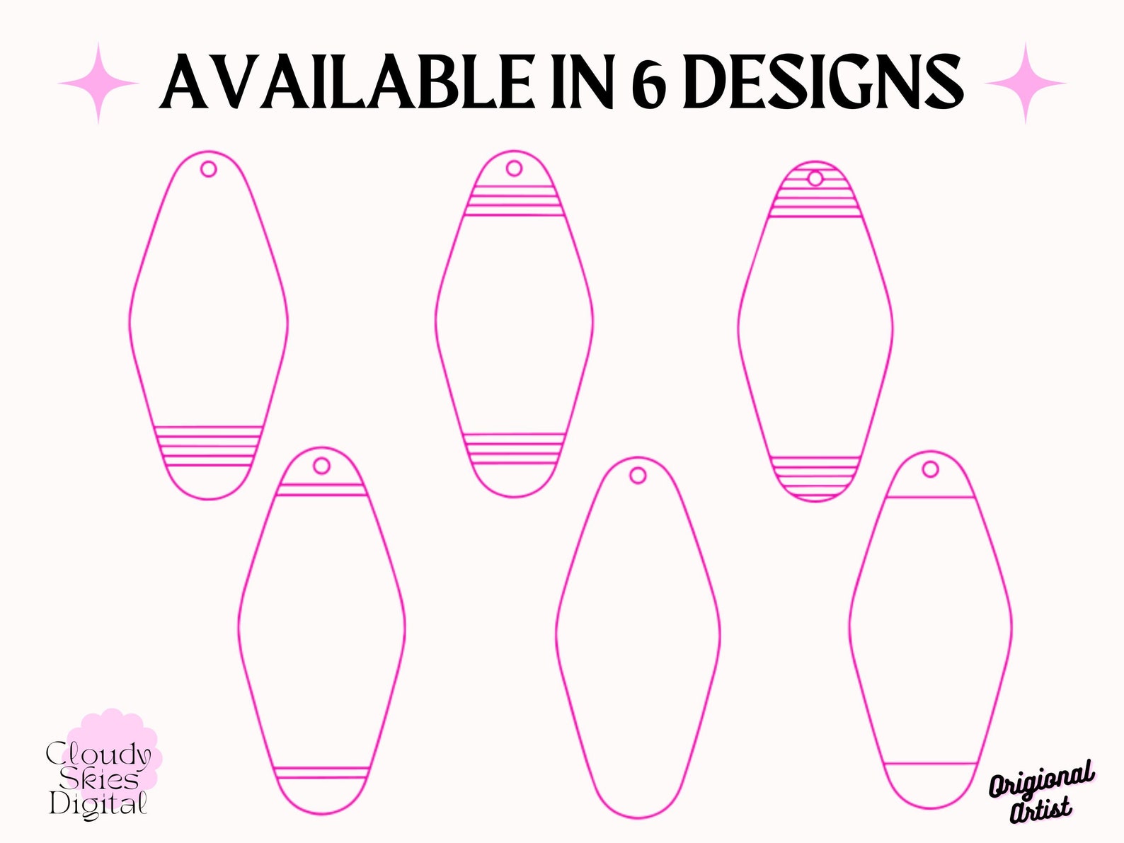 Motel Keychain Outline Template Svg Png, Motel Keychain Outline ...