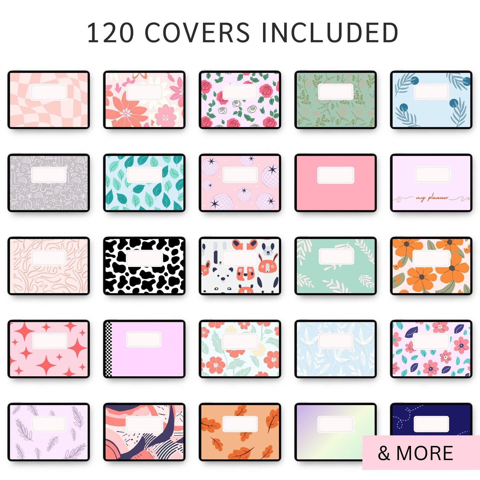 All-in-one Digital Planner 2024, 2025, Undated Digital Planner ...