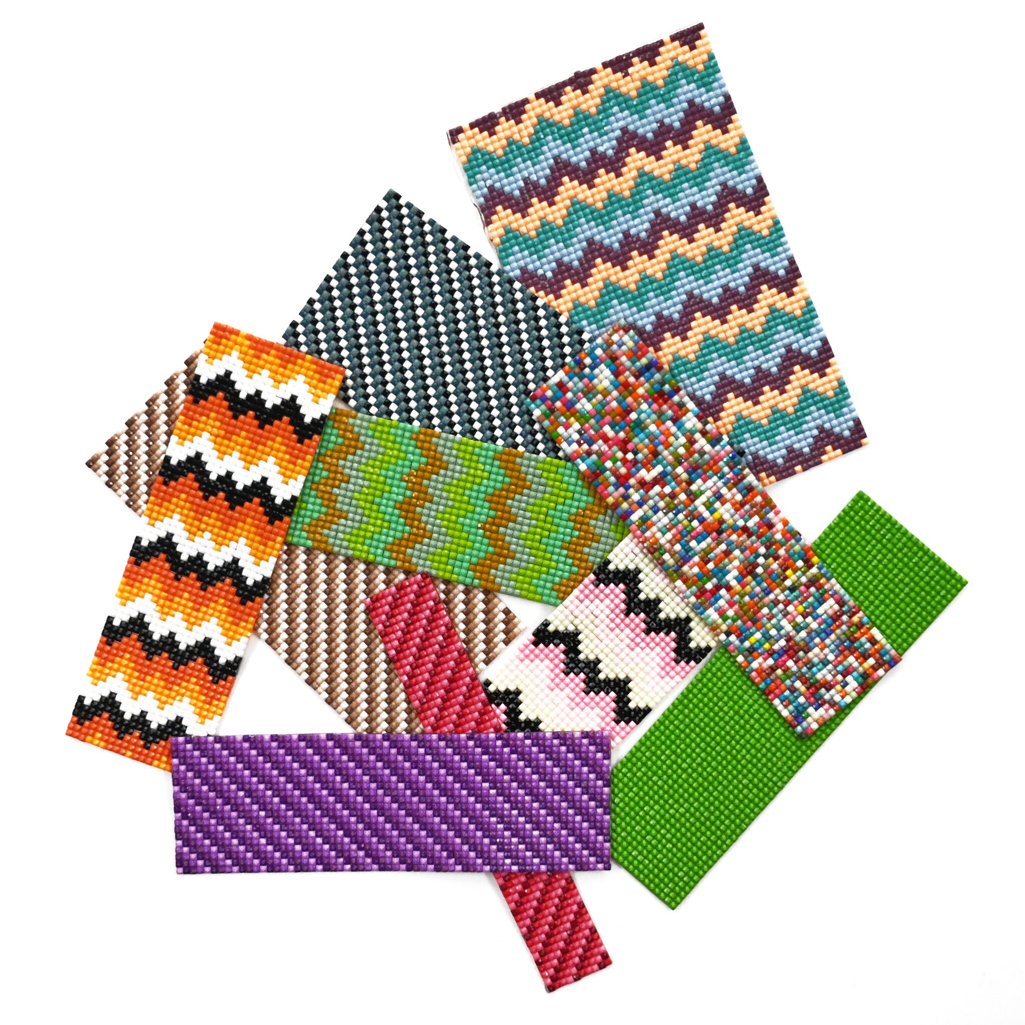 Adhesive Decorative Beaded Sheets, Diamond Painting Adhesive Sheets, Craft Destash - Etsy