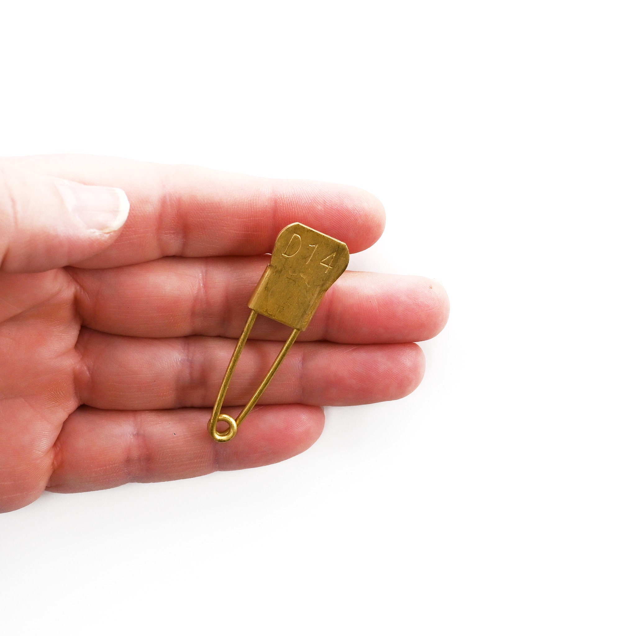 Vintage Matte Gold Military Laundry Pin 50mm - Etsy