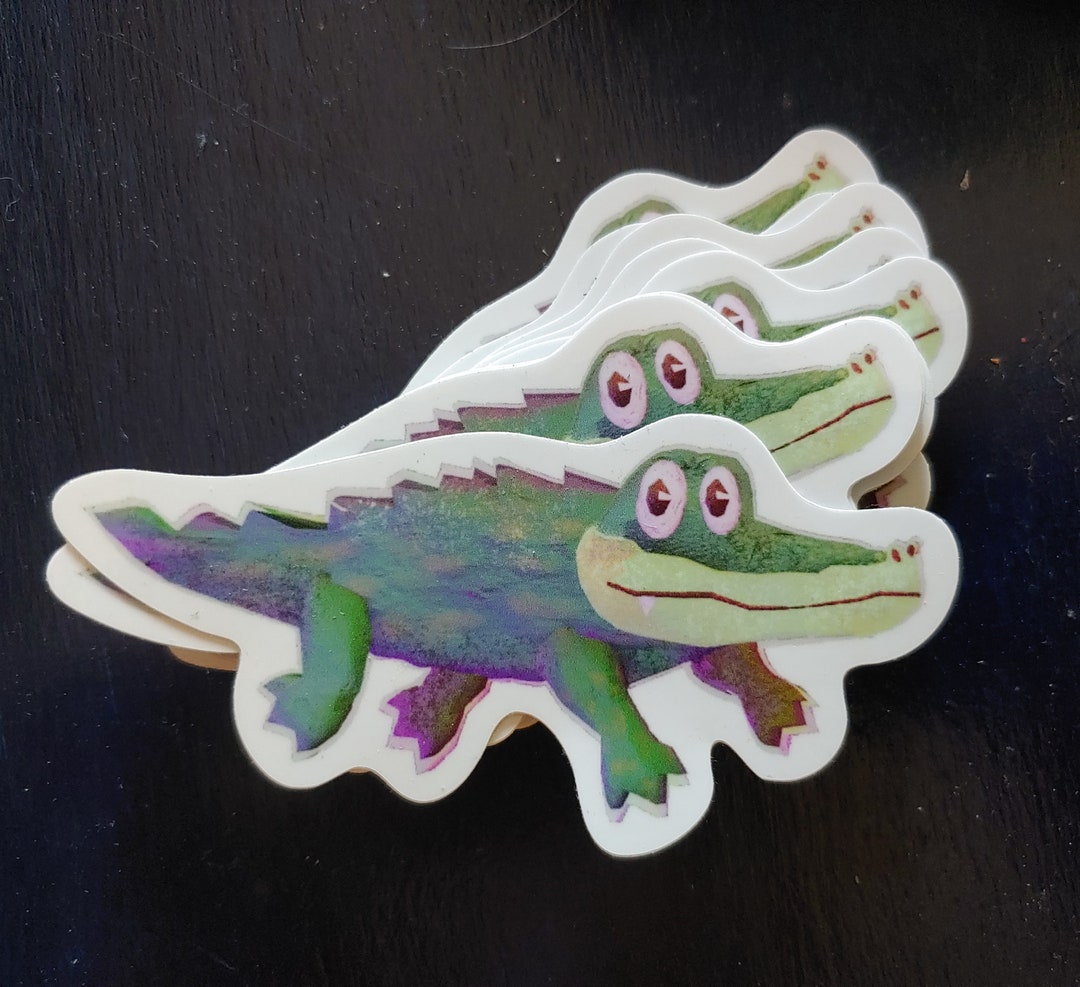Clay Gator Sticker - Etsy