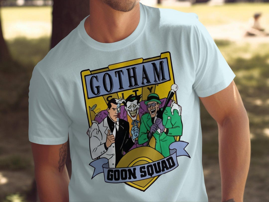 Gotham City Goon Squad T-shirt Classic Villains Graphic Tee Unique Gift ...