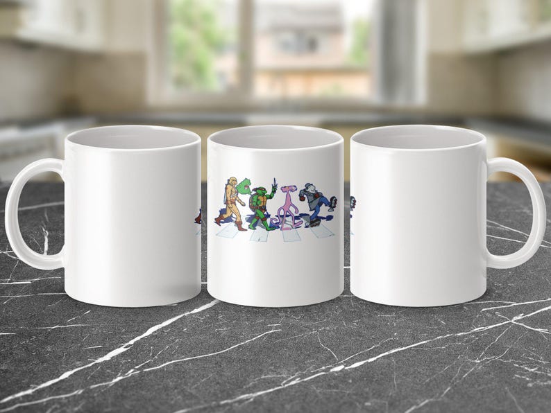 Retro Cartoon Character Mug Pop Culture Mug Unique Gift for Nostalgic ...