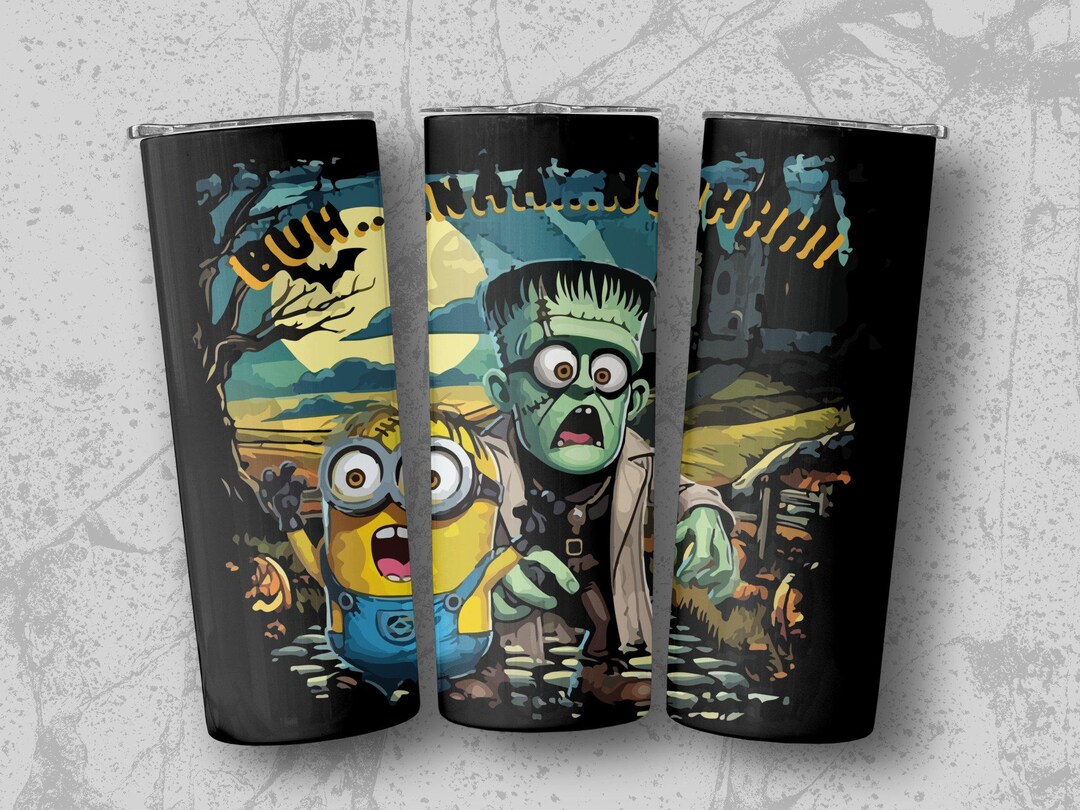 Halloween Fright Fest Minions Tumbler, Spooky Minion Frankenstein ...