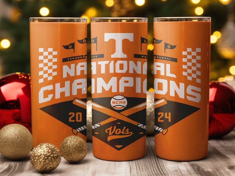 Tennessee Vols National Champions 2024 Tumbler, NCAA Baseball ...