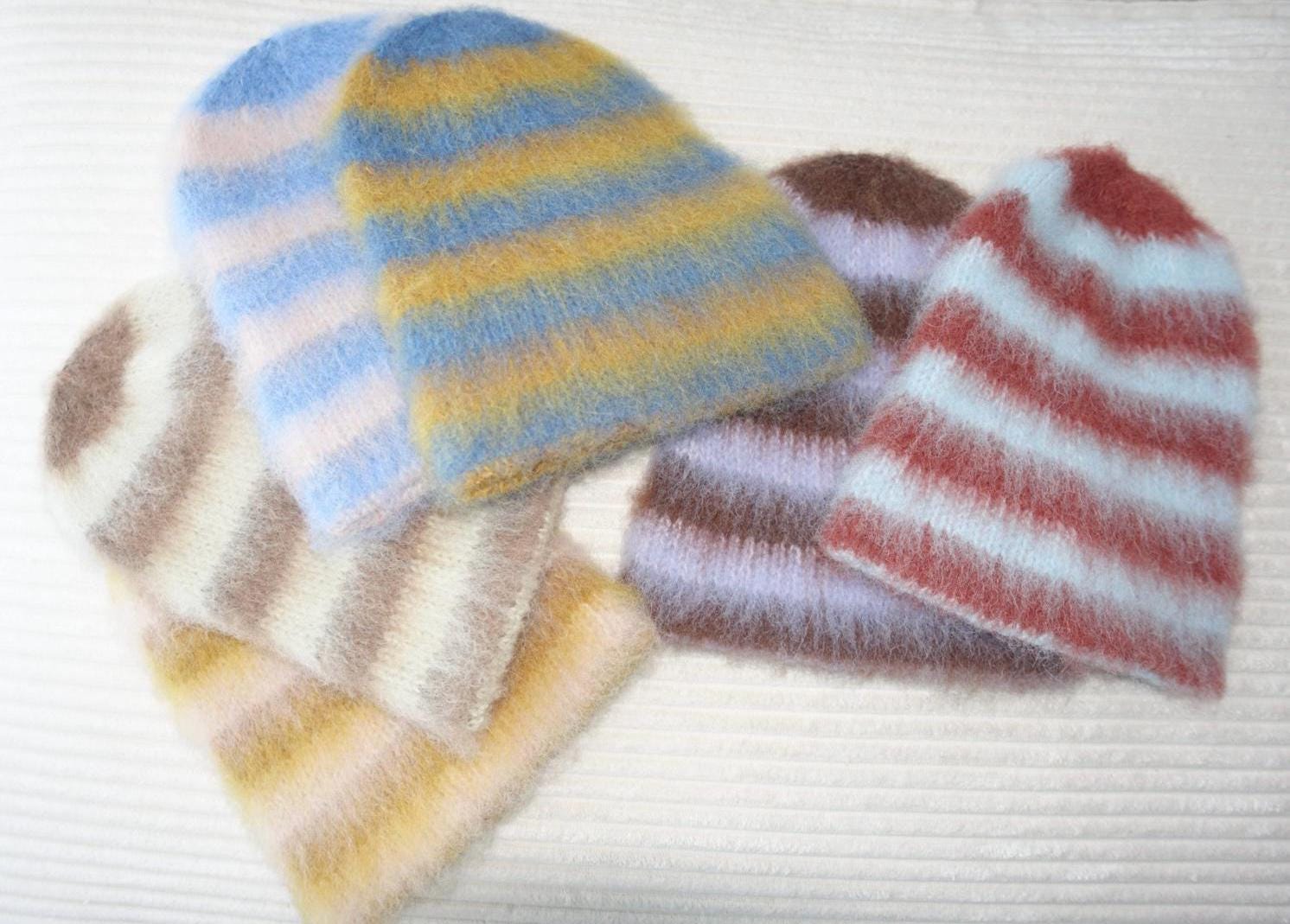 Knitting Pattern- Polka Dot & Stripes Duo Hat Pattern by Olivias ...