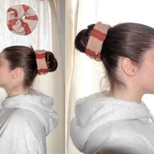 Striped Knit Scrunchies - Etsy