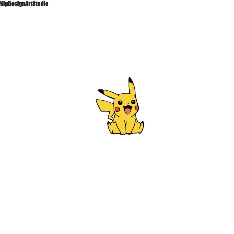 Pikachu Svg / Pokemon Cricut Vector Bundle / Pikachu DIY / Png Image T ...