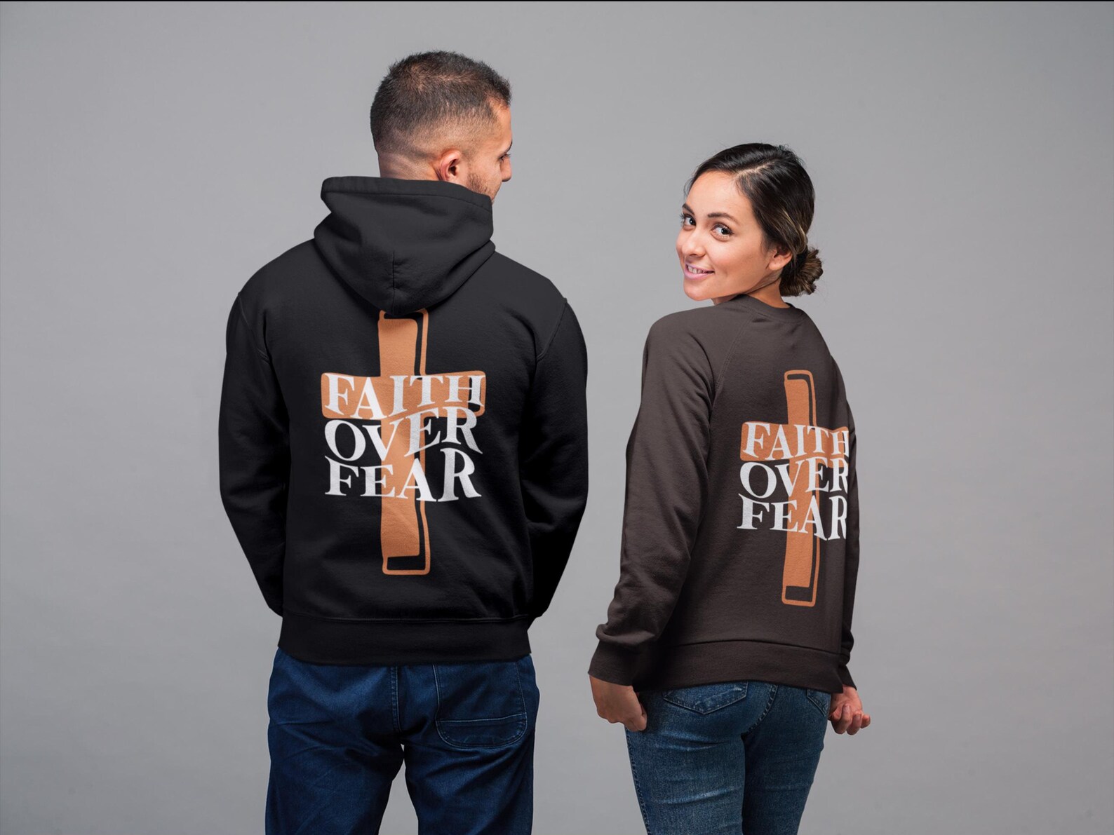 Faith Over Fear Christian Hoodie, Christian Sweatshirt,jesus Hoodie ...
