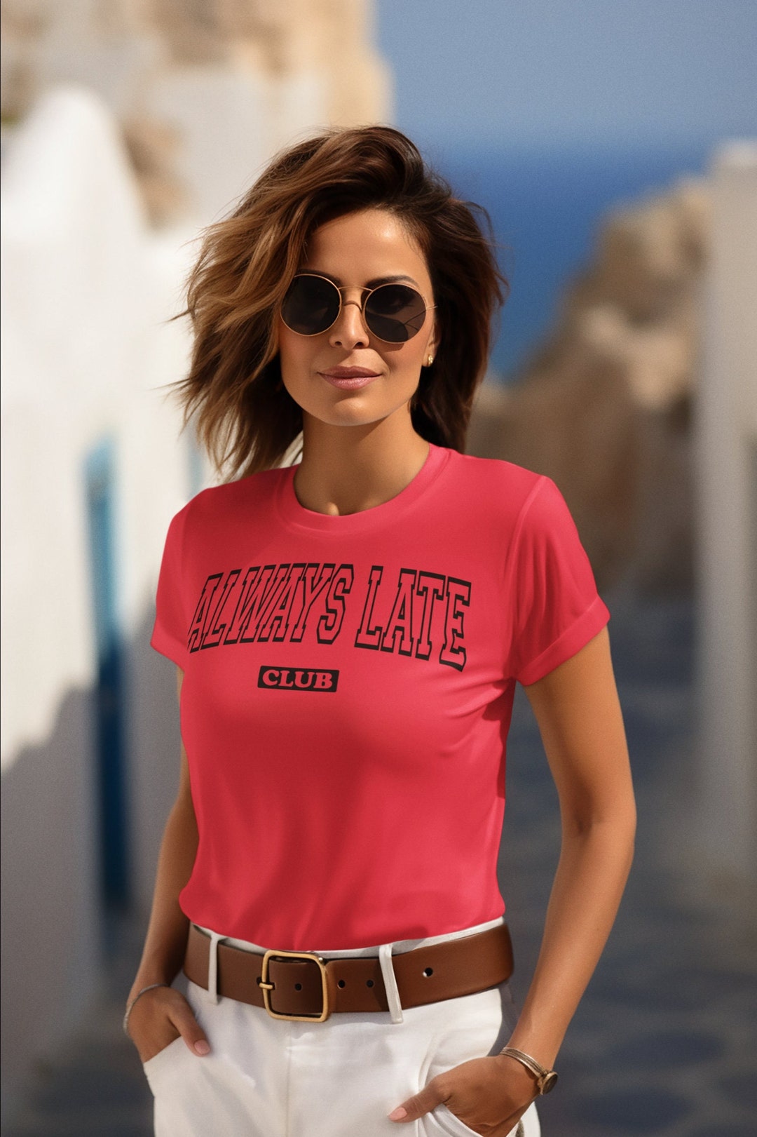 Always Late Club Minimalist T-shirt Unisex Soft Style T-shirt - Etsy