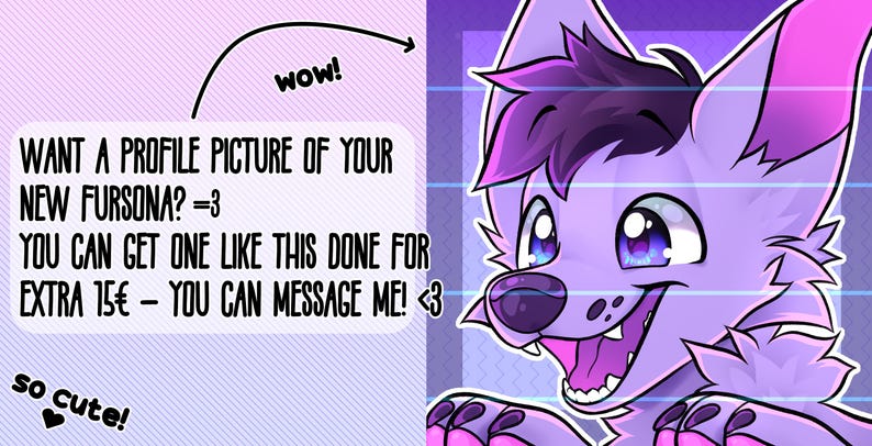 Furry Furries Fursona OC Feral Anime Character Char Chara Fursona Sona ...