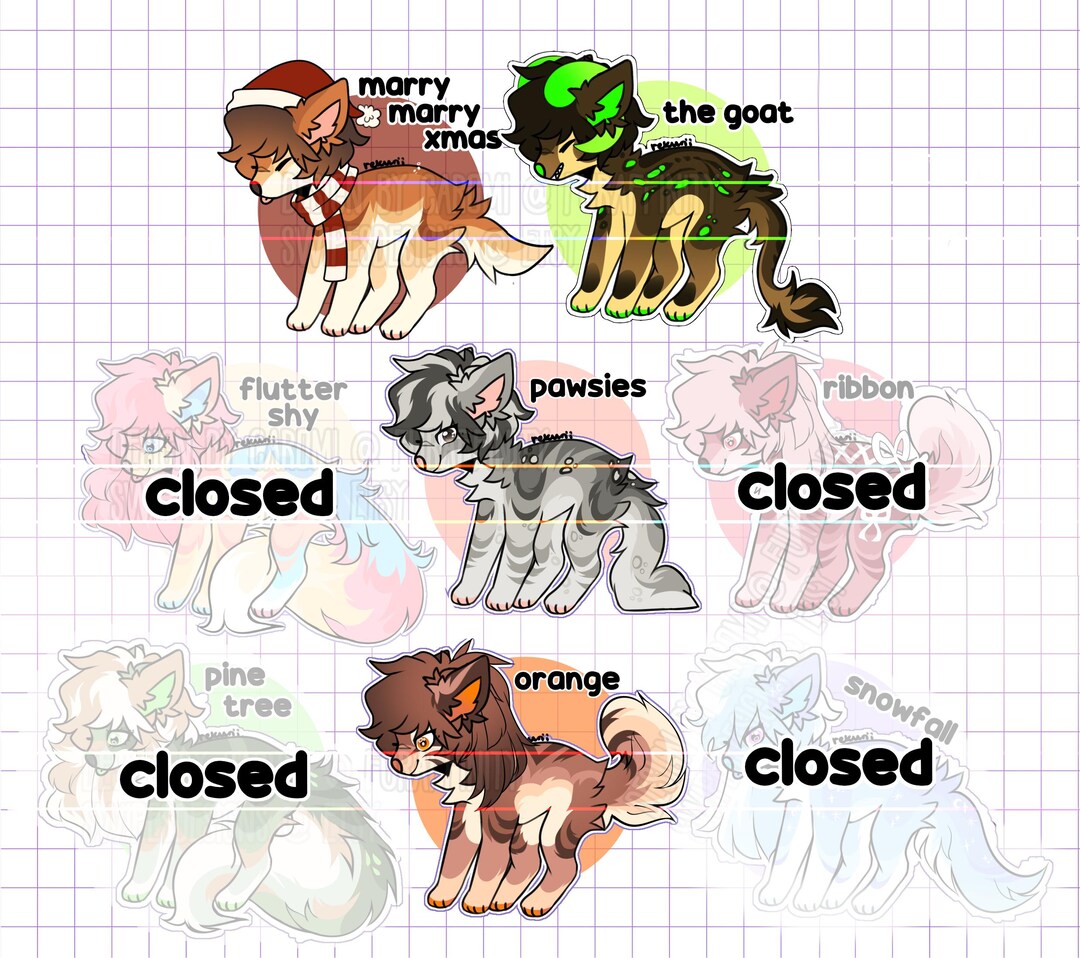 Furry Furries Fursona OC Feral Anime Character Char Chara Fursona Sona ...