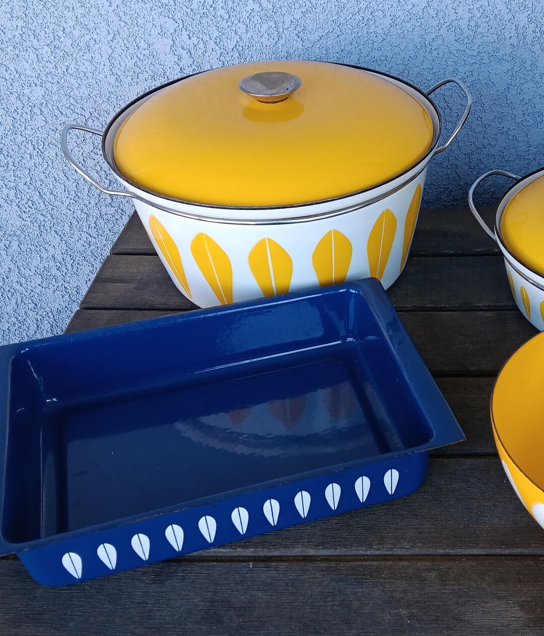 Vintage Cathrineholm Cookware Lotus Norway Pan, Pots & Bowl - Etsy