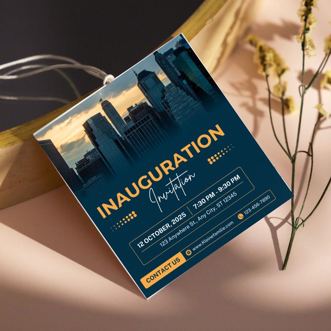 Invitation moderne à un événement professionnel | Invitation à l ...