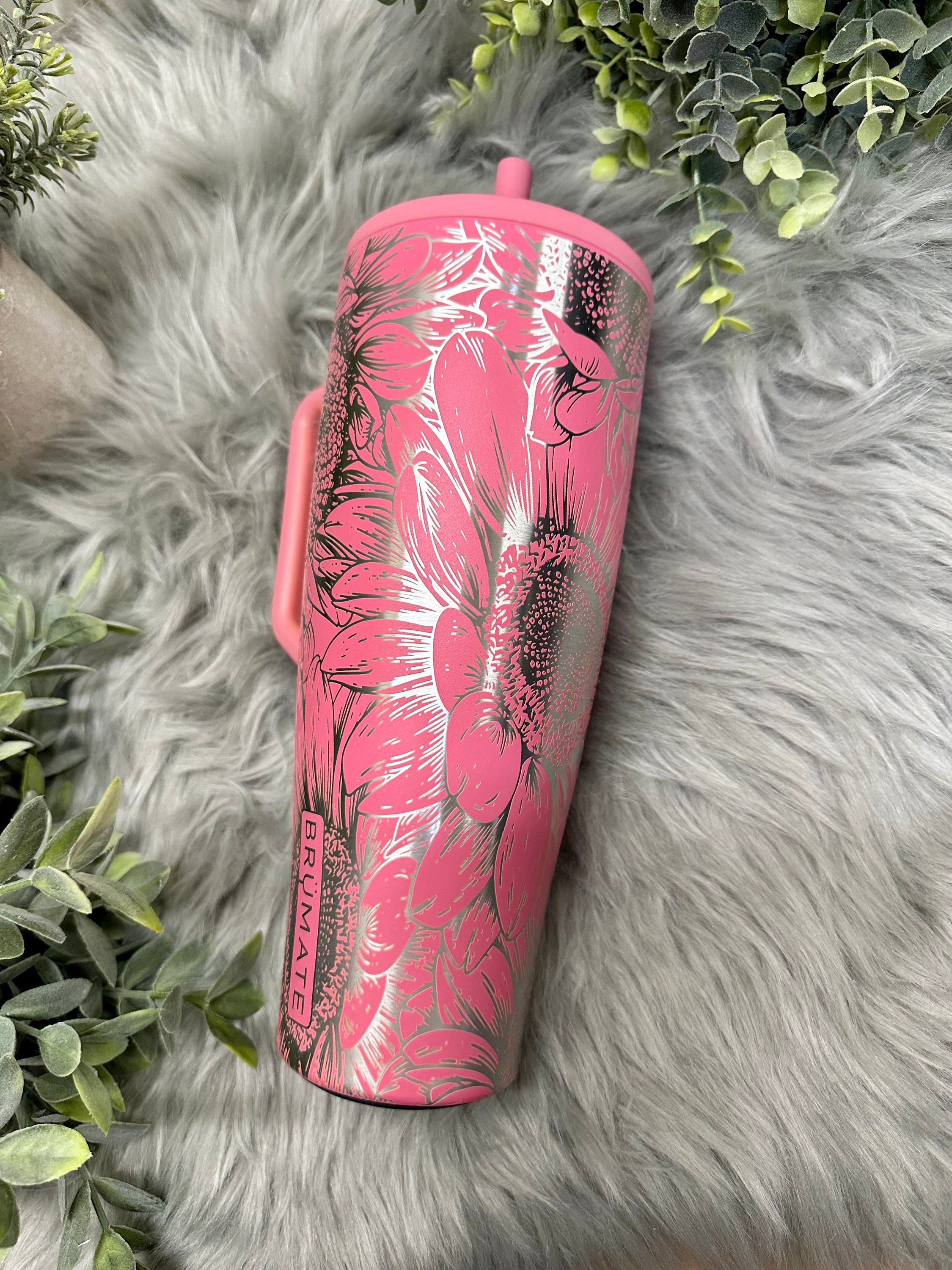 Sunflower Engraved Brumate Era Tumbler, 40oz Floral Travel Mug - Etsy