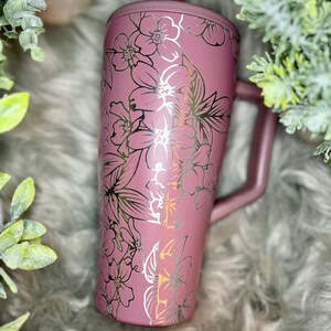 Dogwood Flower Engraved 40oz Brumate Era Tumbler, Dogwood Engraved Era ...