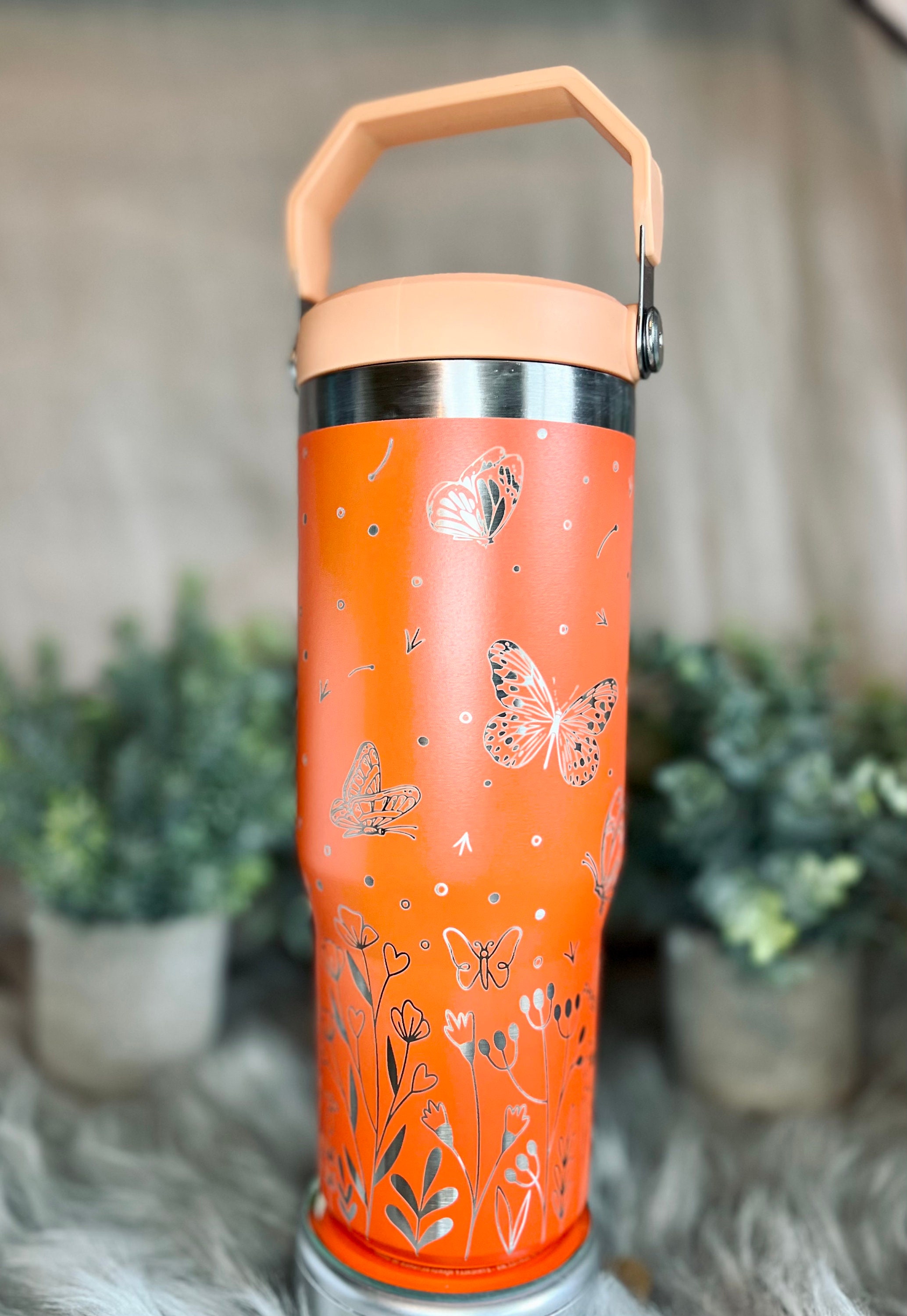 Butterfly Wrap, Tumbler Wrap Lightburn, Seamless Tumbler Wrap, Wrap for ...