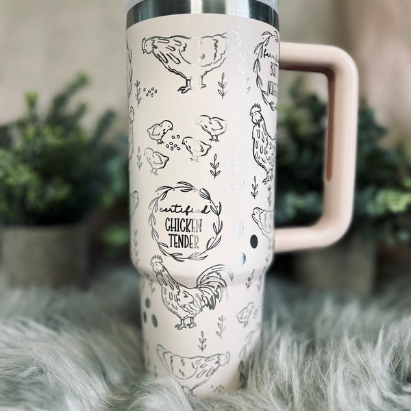 Stanley 40oz Tumbler Chickens - Etsy