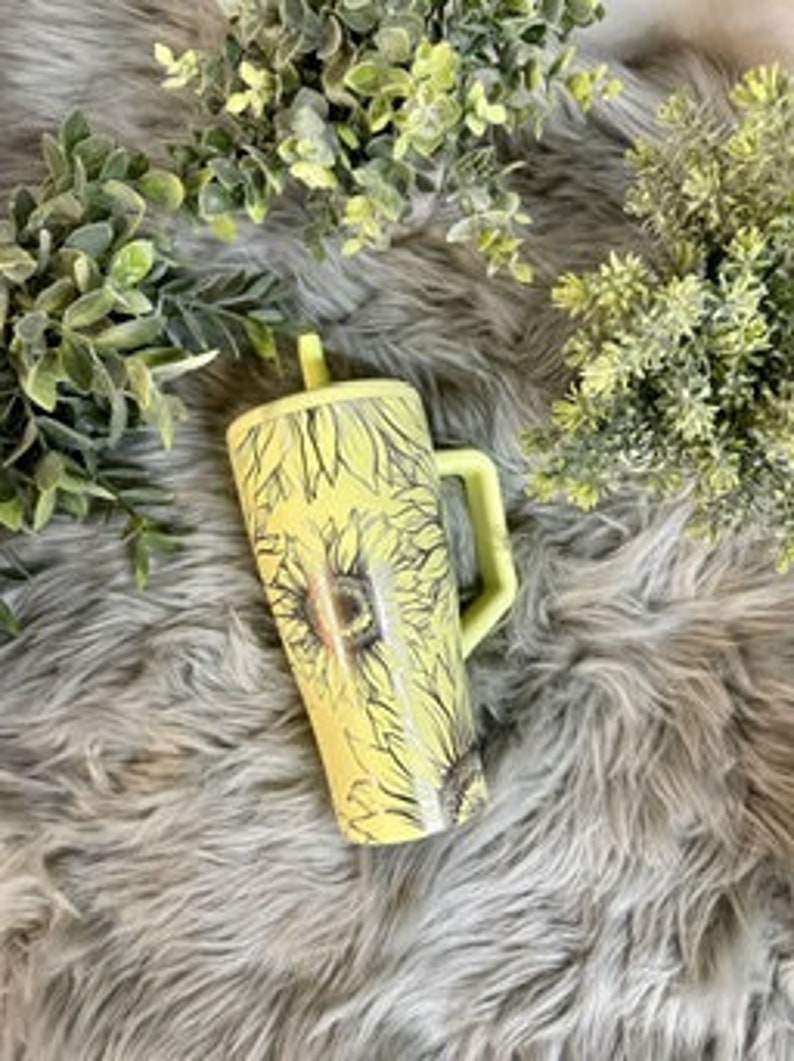 Sunflower Engraved Brumate Era Tumbler, 40oz Leakproof Tumbler With ...
