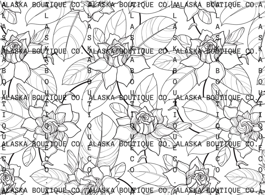 Flower Laser Engraved Full Wrap Design for 30oz Tumbler, Digital ...