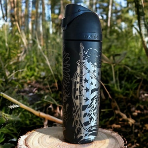 Engraved Freedom Eagle Owala Freesip Water Bottle, 32oz - Etsy