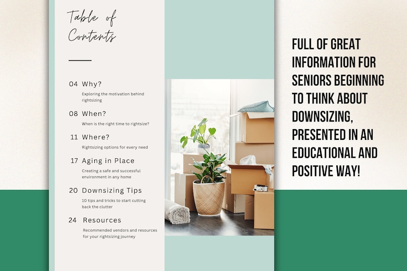 Downsizing Guide for Seniors, Senior Real Estate Guide, Real Estate ...