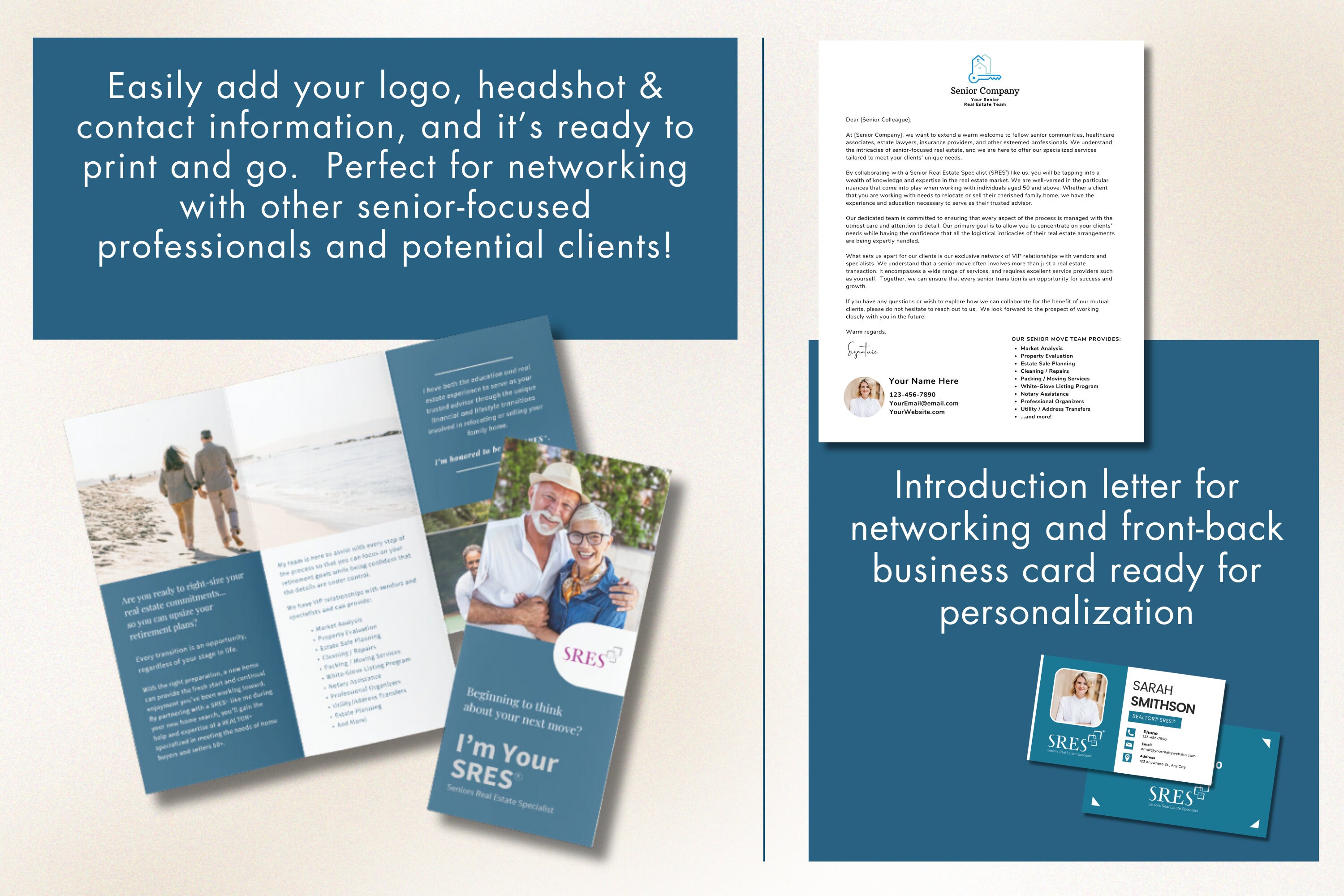 Seniors Real Estate Professional Bundle, Real Estate Marketing Material ...