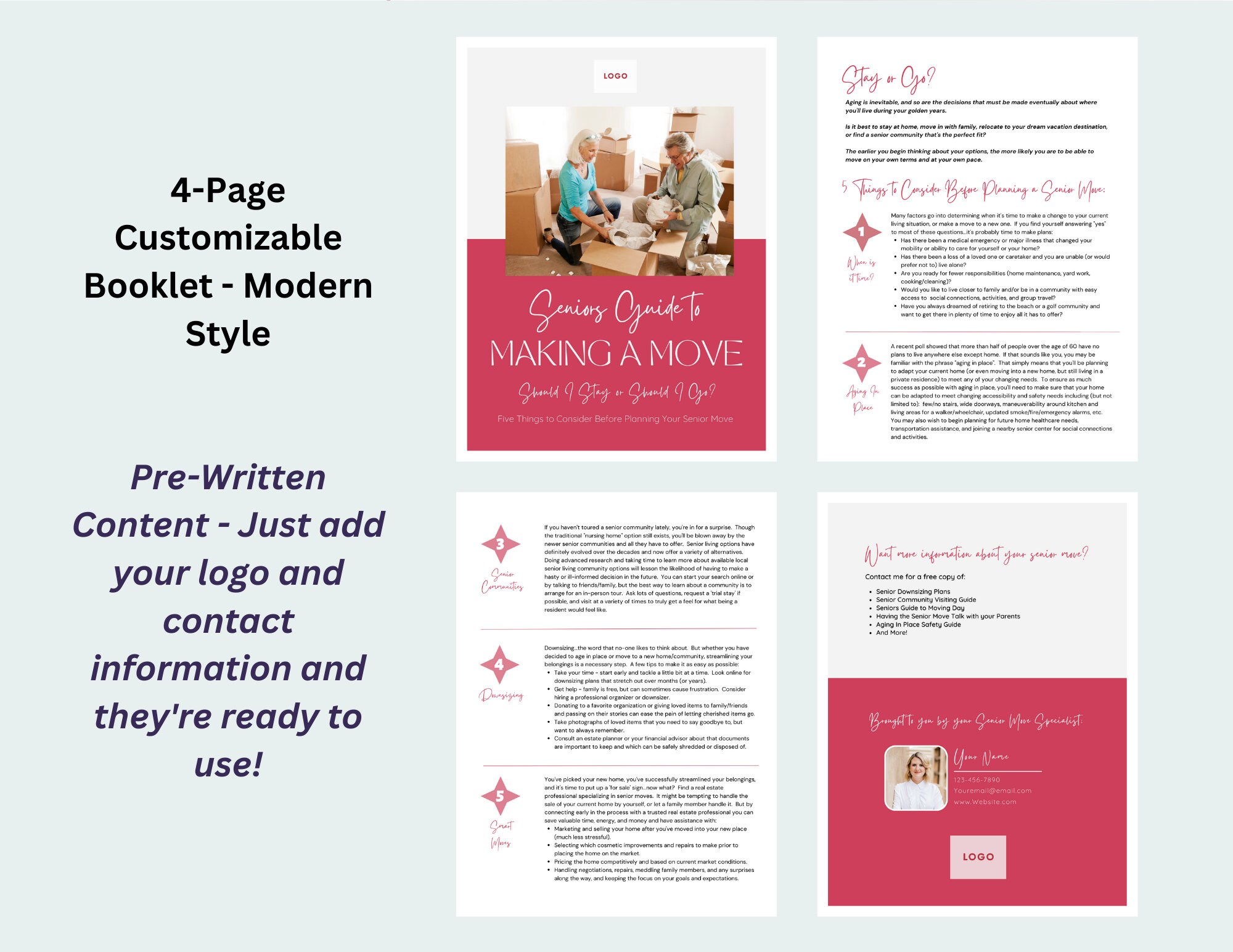 Senior Real Estate, Complete Senior Guides Series - MODERN Style ...