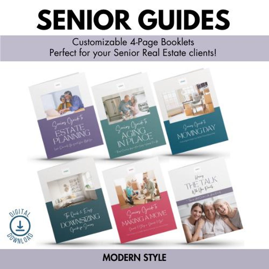 Senior Real Estate, Complete Senior Guides Series - MODERN Style ...