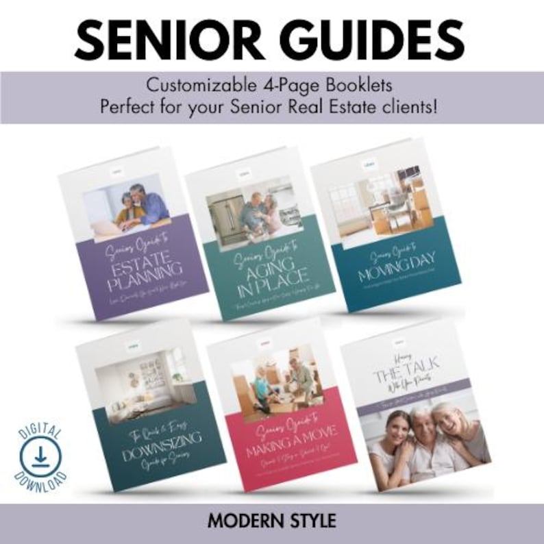 Senior Real Estate, Complete Senior Guides Series - MODERN Style ...